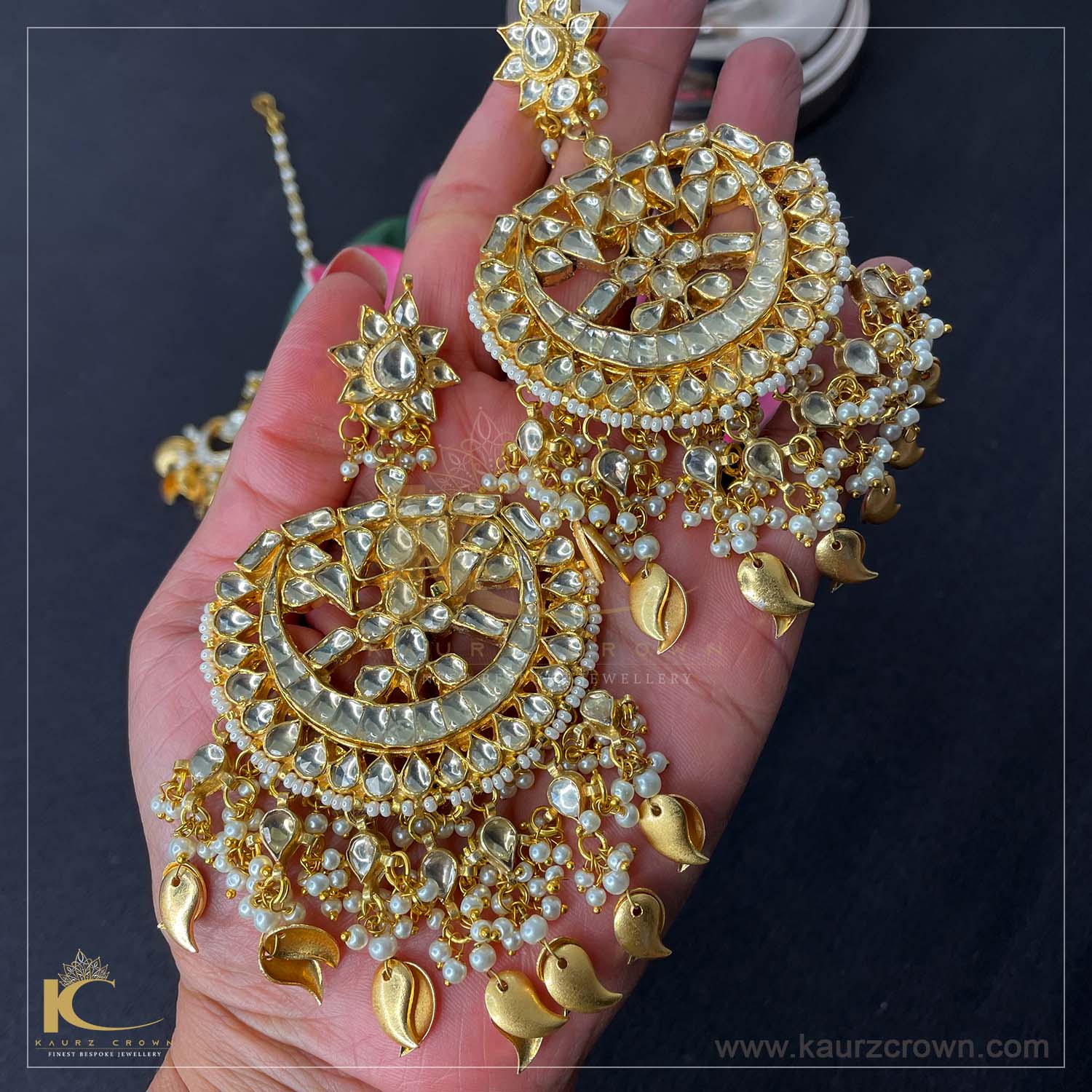 Earring Tikka Set – KaurzCrown.com